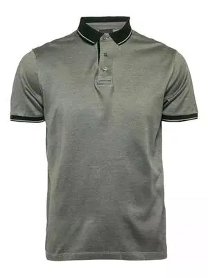 Emporio Armani Buttoned Placket-knit Polo Shirt