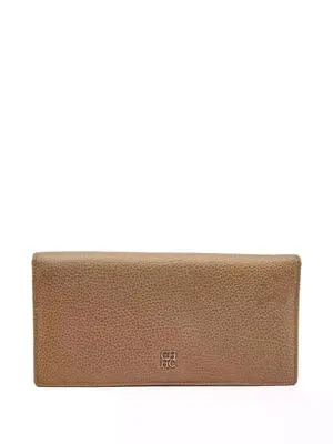 Carolina Herrera Leather Wallet - Neutrals