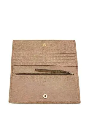 Carolina Herrera Leather Wallet - Neutrals