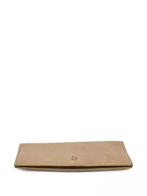 Carolina Herrera Leather Wallet - Neutrals