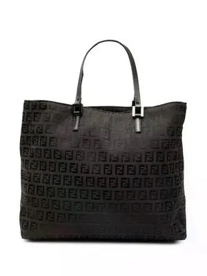 Fendi Zucchino Canvas Tote Bag