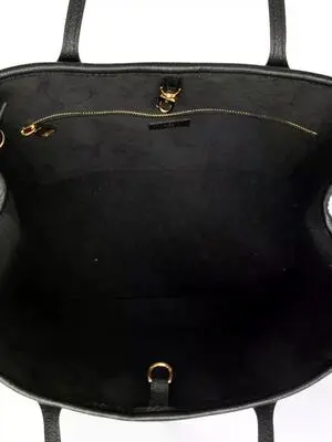 LOUIS VUITTON Bicolor Monogram Giant Empreinte Neverfull Mm Tote Bag - Black