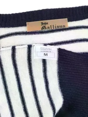 John Galliano Striped Cardigan