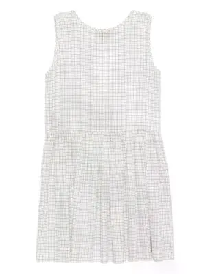 VIVIENNE WESTWOOD Grid-pattern Sleeveless Dress