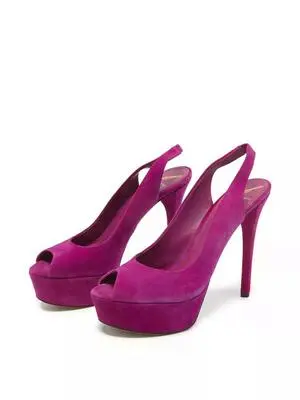 Brian Atwood 135mm Slingback Platform Sandals