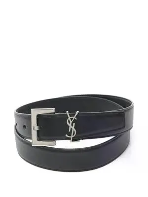 Saint Laurent 2020s Cassandra Belt - Black
