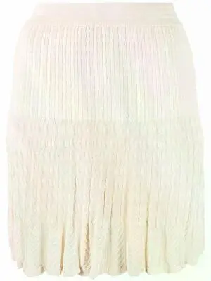 Alaïa 1990s Cable Knit Miniskirt