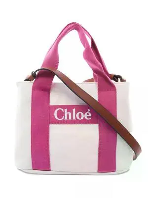 Chloé Logo-detail Handbag - White