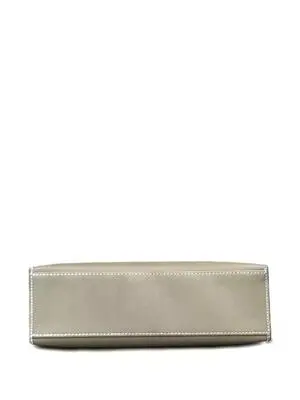 Hermès Kelly Pochette Swift Palladium-hardware Clutch - Brown