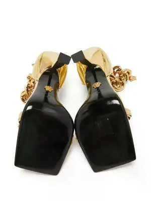 Versace Chain-detail Heeled Sandals