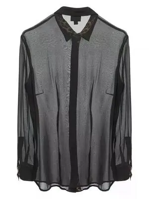 Just Cavalli Semi-sheer Blouse