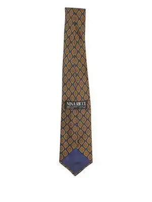 Nina Ricci Patterned Silk Tie