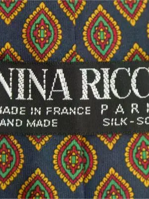 Nina Ricci Patterned Silk Tie