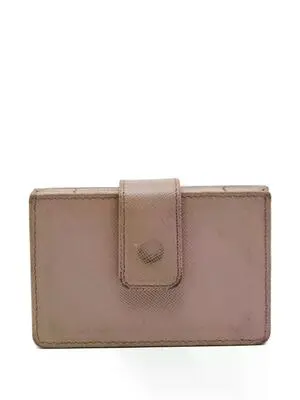 Prada Saffiano Leather Wallet - Neutrals