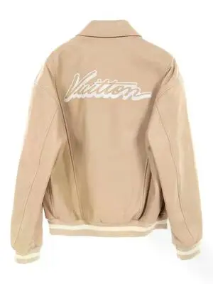 LOUIS VUITTON Leather Bomber Jacket