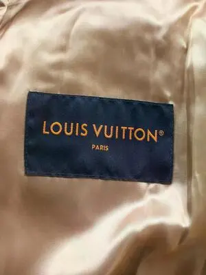 LOUIS VUITTON Leather Bomber Jacket