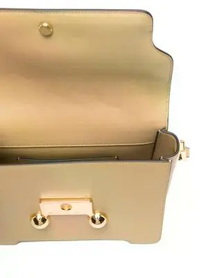 Marni Leather Crossbody Bag With Spherical Embellishments - Neutrals