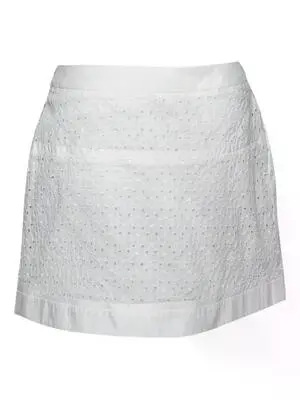 Roberto Cavalli Vintage Lace-panel Skirt