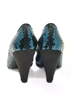 Marc Jacobs Vintage 100mm Sequinned Bow-detail Pumps