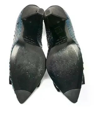 Marc Jacobs Vintage 100mm Sequinned Bow-detail Pumps