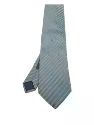 LANVIN Silk Tie - Blue