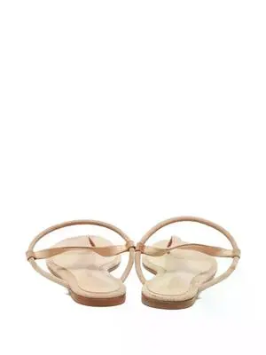 GIANVITO ROSSI Suede Thong Sandals