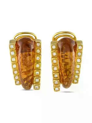 ROBERTO LEGNAZZI 18k Yellow Diamond Earrings - Gold