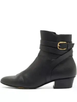 Gucci Leather Ankle Boots