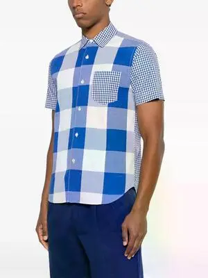 GANRYU COMME DES GARCONS 2019 Check-pattern Short-sleeve Shirt