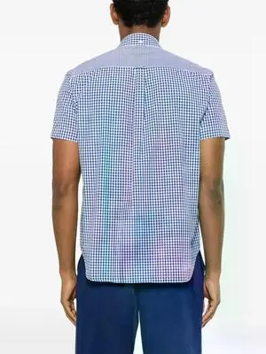 GANRYU COMME DES GARCONS 2019 Check-pattern Short-sleeve Shirt