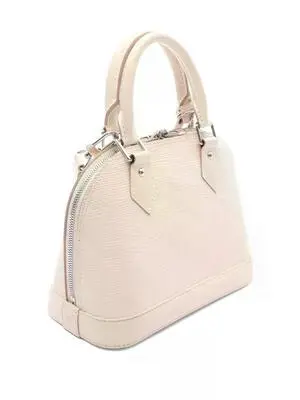 LOUIS VUITTON Alma Bb Epi Quartz Leather Tote Bag - Neutrals