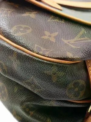 LOUIS VUITTON Monogram Saumur Shoulder Bag - Brown