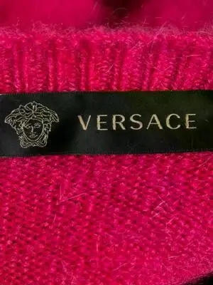 Versace Mohair-blend High-waisted Skirt