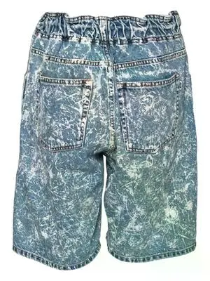MSGM Acid Wash Drawstring Shorts