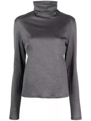 Saint Laurent 2000s Roll-neck Long-sleeve T-shirt