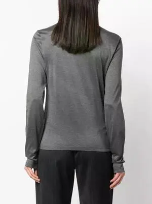 Saint Laurent 2000s Roll-neck Long-sleeve T-shirt
