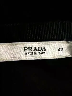 Prada Satin Short-sleeve Blouse