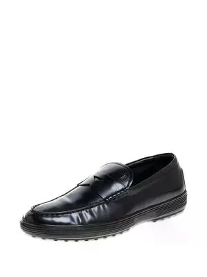 TOD'S Patent Leather Penny Keeper Loafers
