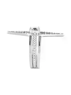 SWAROVSKI Platinum Funk Ring Set - Silver