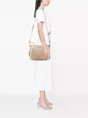 Gucci Gg Canvas Abbey D-ring Crossbody Bag - Brown