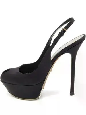 SERGIO ROSSI Vintage 120mm Satin Pumps