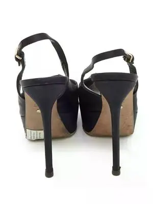SERGIO ROSSI Vintage 120mm Satin Pumps