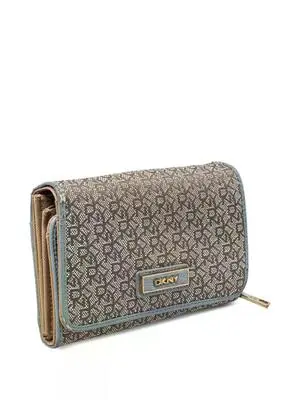 Dkny Pre-owned Monogram Canvas Wallet