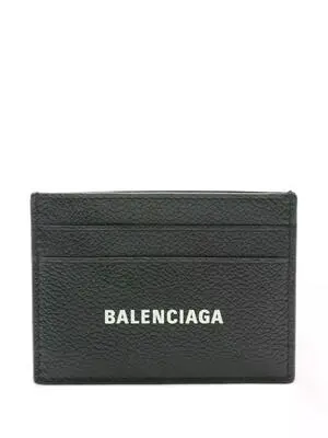 Balenciaga 2010-2025 Leather Cash Card Holder - Black