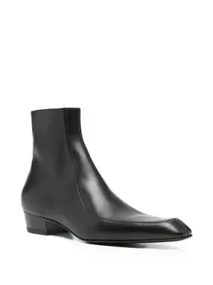 Saint Laurent Augustin Square-toe Boots