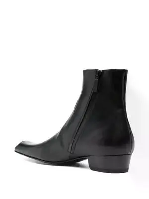 Saint Laurent Augustin Square-toe Boots