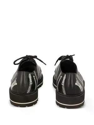 Moschino Zip-print Derby Shoes