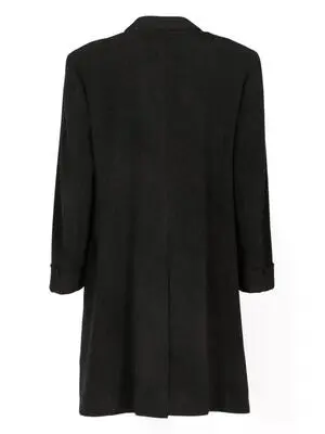 A.N.G.E.L.O. VINTAGE CULT 1990s Single-breasted Wool-cashmere Coat - Grey
