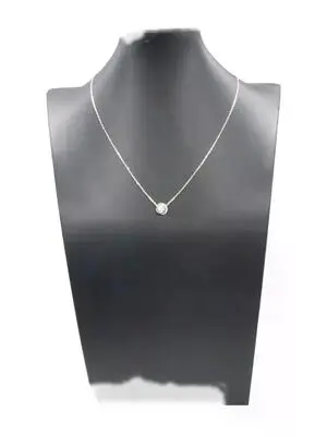 CARTIER 18k White Gold Diamond Trinity Necklace - Silver