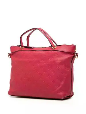 LOUIS VUITTON 2015 Monogram Empreinte Bastille Pm Satchel